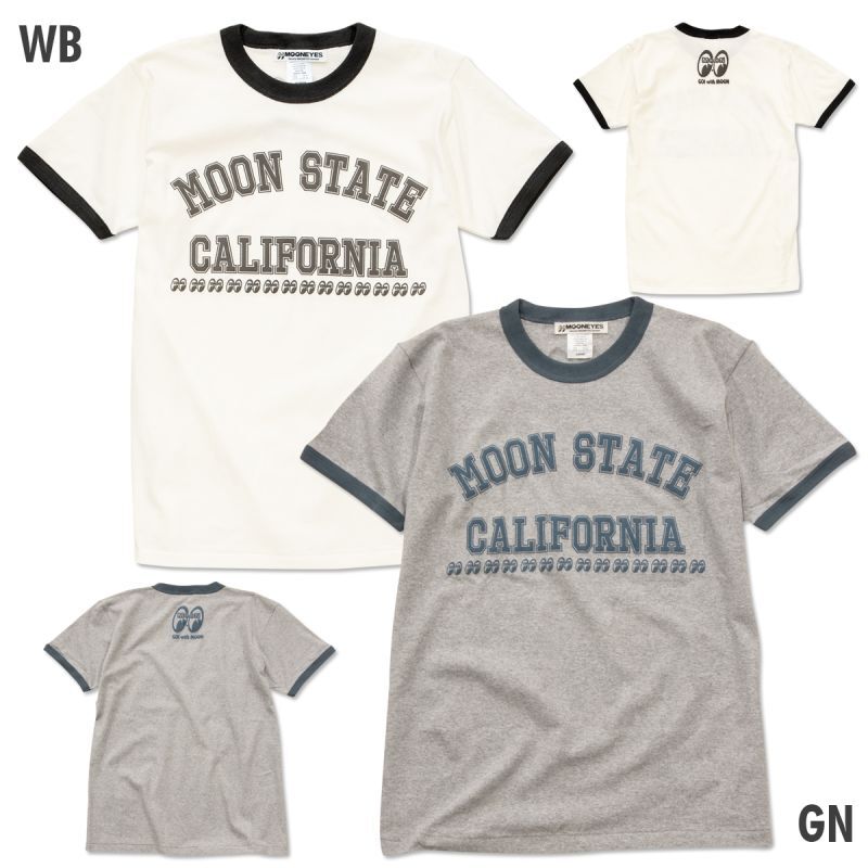 ムーンアイズ MOON State Californiaトリム Tシャツ MOONEYES L．Cエンタープライズ 問屋・仕入れ・卸・卸売の専門【仕入れならNETSEA】