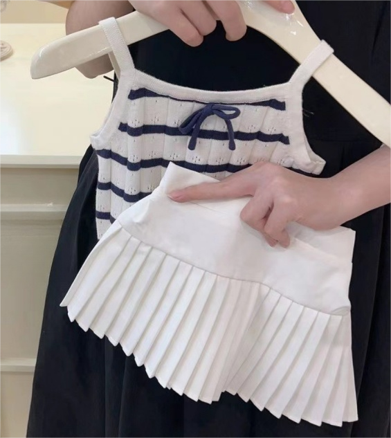 2024新作 ベビー服 子供服 女の子袖なしトップス+スカート枚 2点セット 分けて販売 80-130cm 個人事業主 Light of the sea 問屋・仕入れ・卸・卸売の専門【仕入れ ...