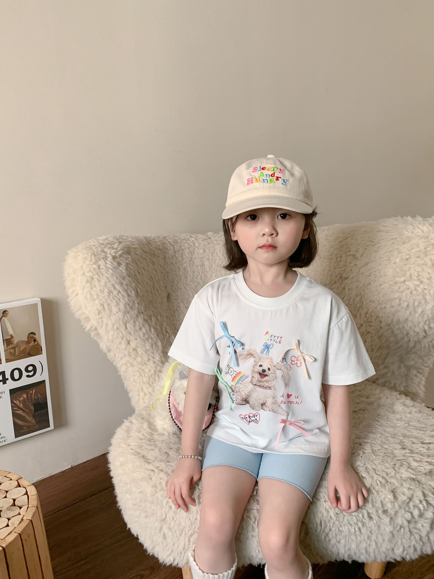 2024新作 韓国風 ベビー服 子供服 女の子 半袖 トップス 2色80-140cm 個人事業主 Light of the sea 問屋・仕入れ・卸・卸売の専門【仕入れならNETSEA】