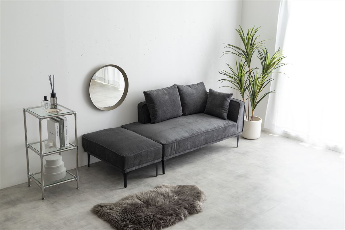 【2点セット】Siena オットマン付き2人掛けカウチソファ | 卸売・ 問屋・仕入れの専門サイト【NETSEA】