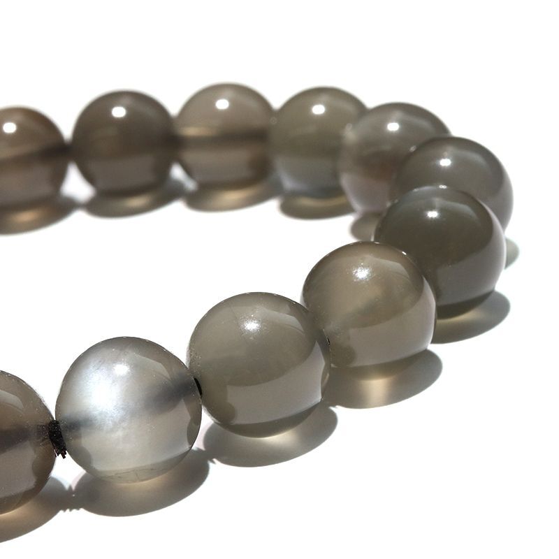 ブレス グレームーンストーン＜スリランカ産＞ 丸 約9.5mm パワーストーン 天然石 | 卸売・ 問屋・仕入れの専門サイト【NETSEA】