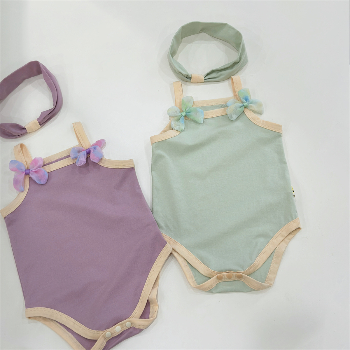 ★BaBy★ ベビーロンパース 66~100cm リボンロンパース 韓国ベビー服 | 卸売・ 問屋・仕入れの専門サイト【NETSEA】