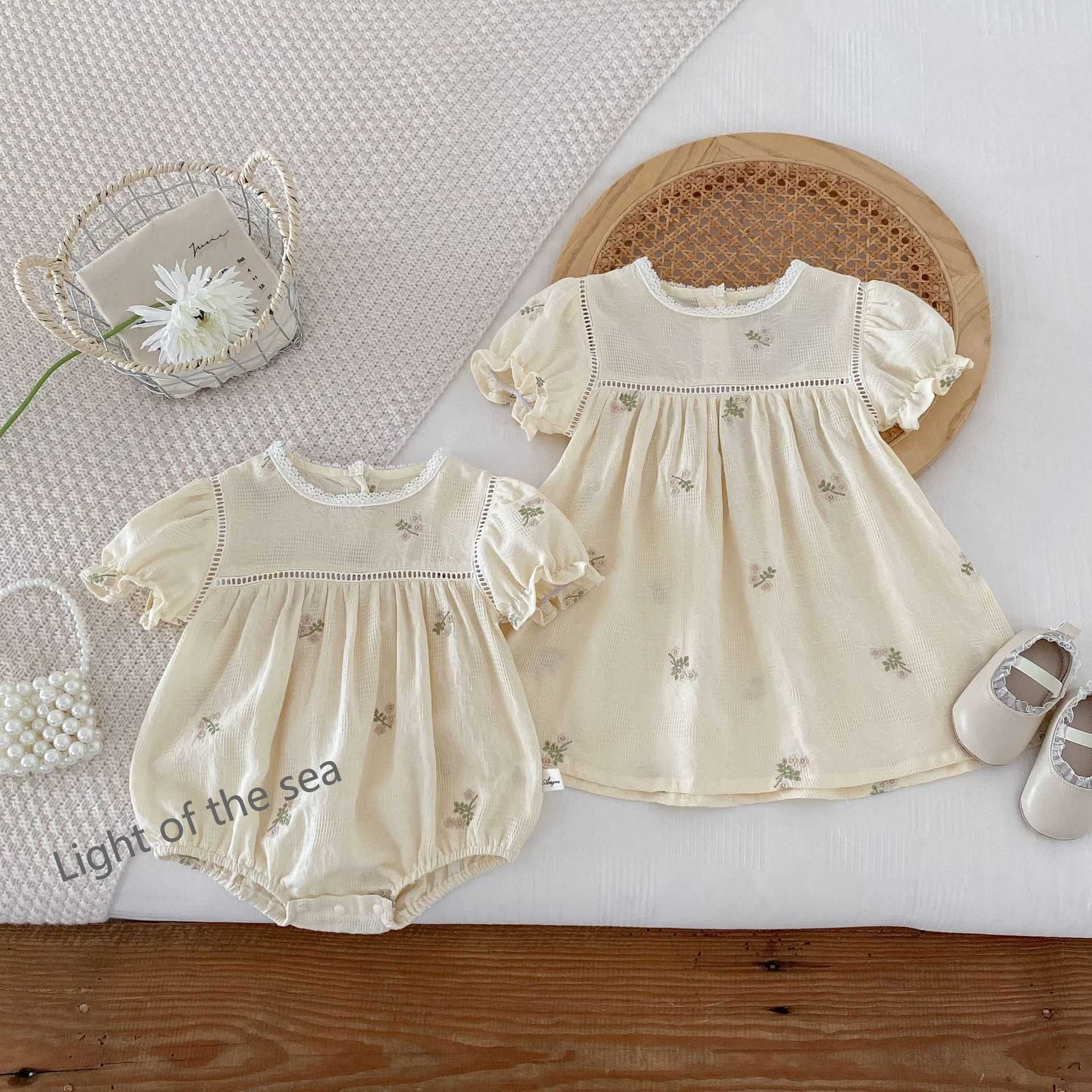 2024夏新作 ベビー服 韓国風子供服 女の子 半袖 連体服 +ワンピース 分けて販売 66cm-100cm 個人事業主 Light of the sea | 卸売・ 問屋・仕入れの専門サイト ...