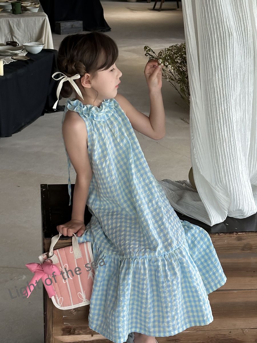 2024夏新作 ベビー服 韓国風子供服 女の子袖なしワンピース 90cm-150cm 個人事業主 Light of the sea 問屋・仕入れ・卸・卸売の専門【仕入れならNETSEA】