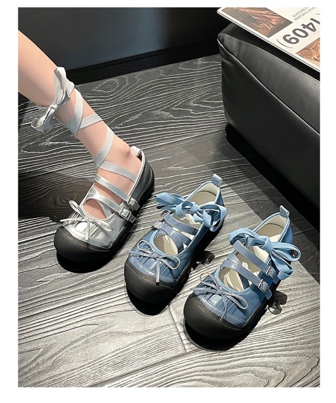 パンプス バレエシューズ レースアップ PU フェイクレザー リボン レディース STARHUB通販 株式会社 | 卸売・ 問屋・仕入れの専門サイト【NETSEA】