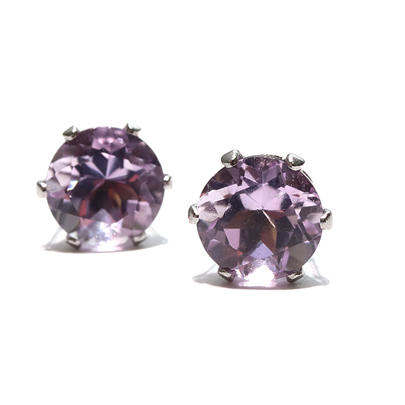 ピアス アメジスト 約6mm 突き刺し型 ステンレス シルバー 日本製 | 卸売・ 問屋・仕入れの専門サイト【NETSEA】