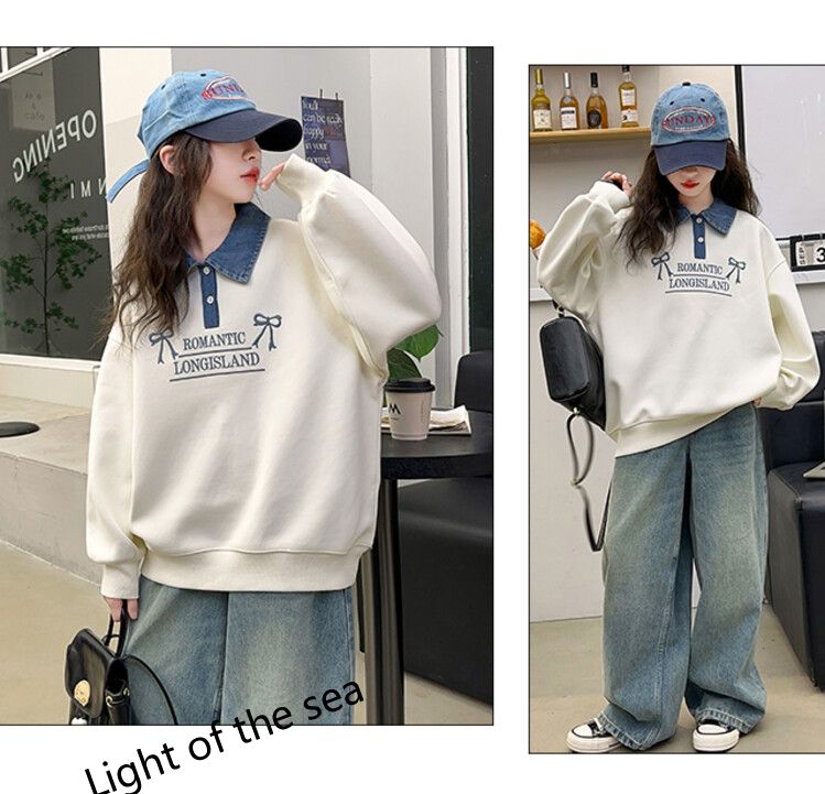 2024新作 韓国風子供服 ベビー服 女の子 長袖 スウェット パーカー＆ジーパン分けて販売 120-170cm | 卸売・ 問屋・仕入れの専門サイト【NETSEA】