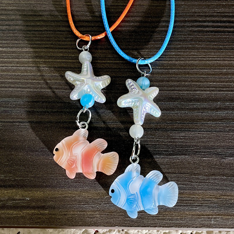 2色 かわいい カクレクマノミ ネックレス 海洋 動物 ヒトデ 魚のネックレス | 卸売・ 問屋・仕入れの専門サイト【NETSEA】