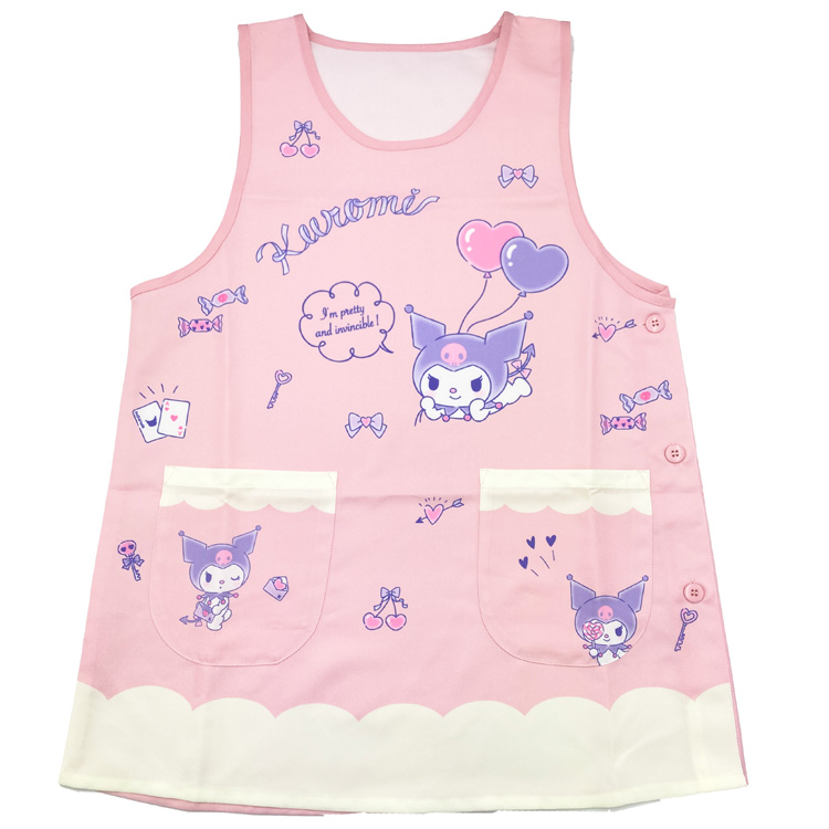 クロミ エプロン 転写脇釦 M～L ピンク 888028 | 卸売・ 問屋・仕入れの専門サイト【NETSEA】