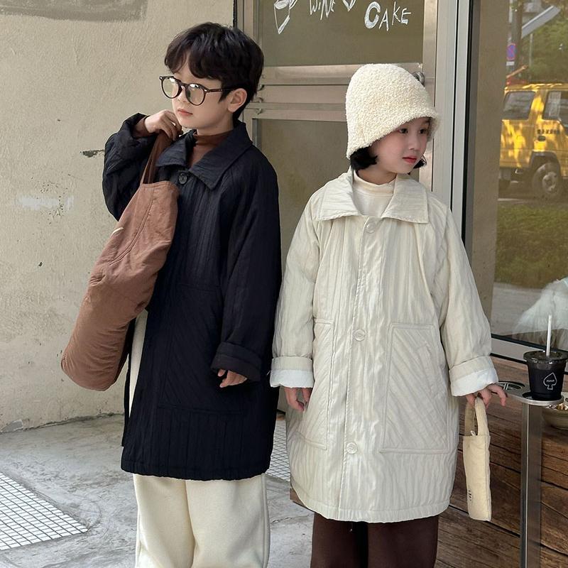 韓国風子供服 秋冬 ユニセックス 厚手 ジャケット 綿入れ上着 キルティングコート 90-150 BTD&ENGI 株式会社 問屋・仕入れ・卸・卸売の専門【仕入れならNETSEA】