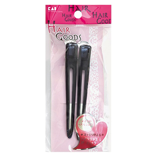 貝印 〈ヘアケア〉H/G ヘアークリップ L（黒・2P）／HA3035 | 卸売・ 問屋・仕入れの専門サイト【NETSEA】