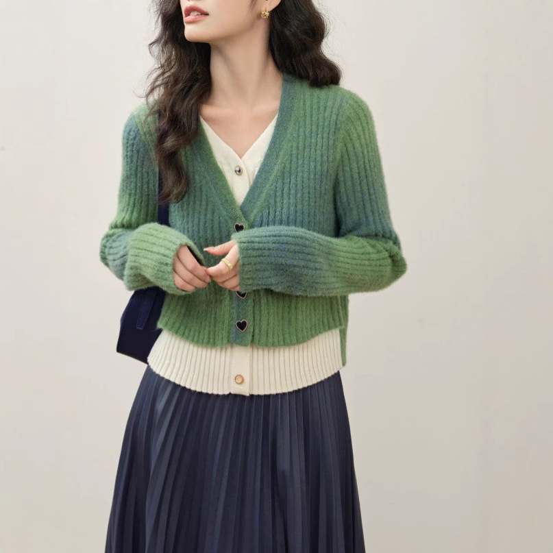 レディース・長袖・ニットセーター・優しい・カーディガン・トップス V襟 株式会社 aiya | 卸売・ 問屋・仕入れの専門サイト【NETSEA】