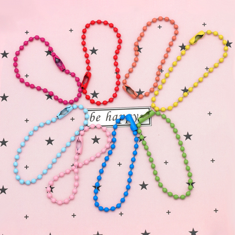 DIY素材♪キーホルダーパーツ ♪玉チェーン♪ハンドメイド用♪手芸10cm*2.5mm | 卸売・ 問屋・仕入れの専門サイト【NETSEA】