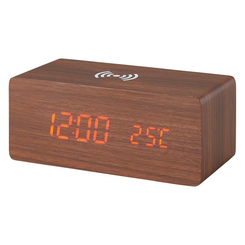 ワイヤレス充電機能付クロック 6180-23 HAMANO | 卸売・ 問屋・仕入れの専門サイト【NETSEA】