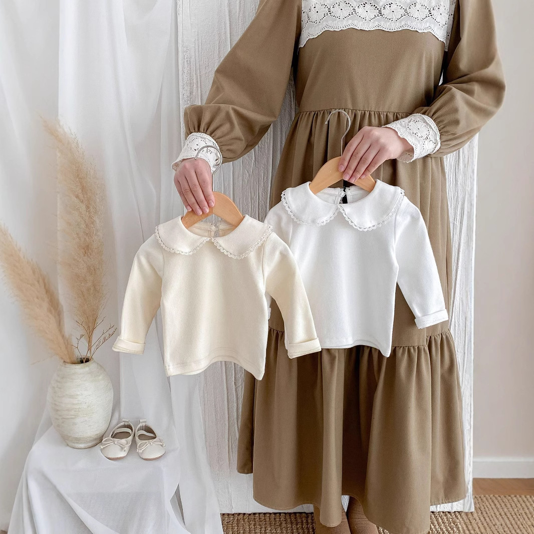 ★BaBy★ ベビーTシャツ 66~100cm レース襟トップス 韓国ベビー服 合同会社ジェオンシー | 卸売・ 問屋・仕入れの専門サイト【NETSEA】