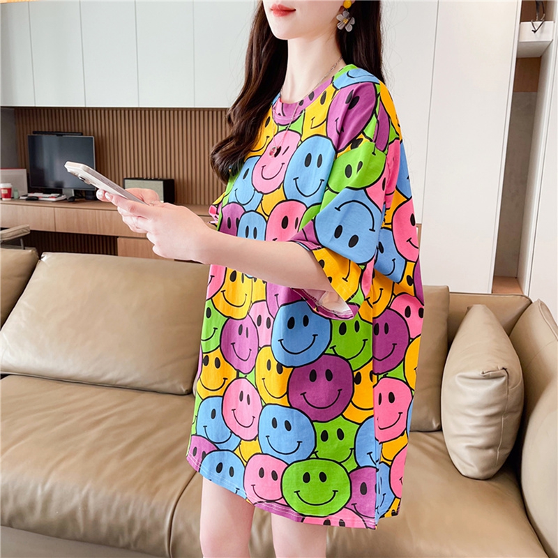 【予約224726】大きいサイズ春夏新作 韓国風 レディース 半袖 TシャツワンピースLL-4L トモニ貿易合同会社 | 卸売・ 問屋・仕入れ ...