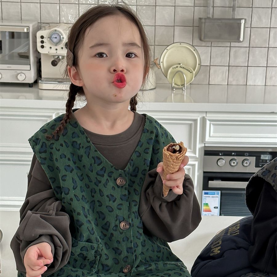 子供服 80~140cm キッズベスト レオパートチョッキ 男女兼用 韓国キッズ服 | 卸売・ 問屋・仕入れの専門サイト【NETSEA】