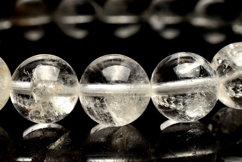 【1点物】数量限定 希少 クォーツインクォーツ(貫入水晶) 8mm ブレスレット _M6687 株式会社 SEKIKON | 卸売・ 問屋・仕入れの専門サイト【NETSEA】