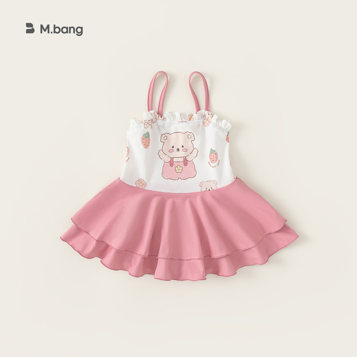 邦選児童ワンピース水着女の赤ちゃんの熊のプリントアニメ水着夏のストラップ水着xy 24385ピンク8 NETSEA中国輸入旗艦店 | 卸売・ 問屋・仕入れの専門サイト【NETSEA】