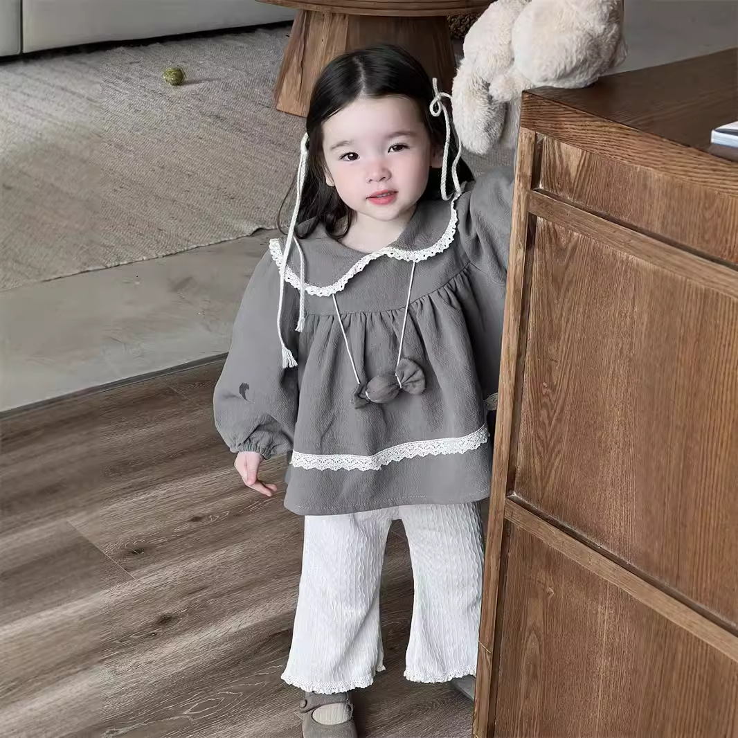 ★BaBy★ 73~100cm ベビーブラウス＋フレアパンツ 長袖 韓国ベビー服 | 卸売・ 問屋・仕入れの専門サイト【NETSEA】