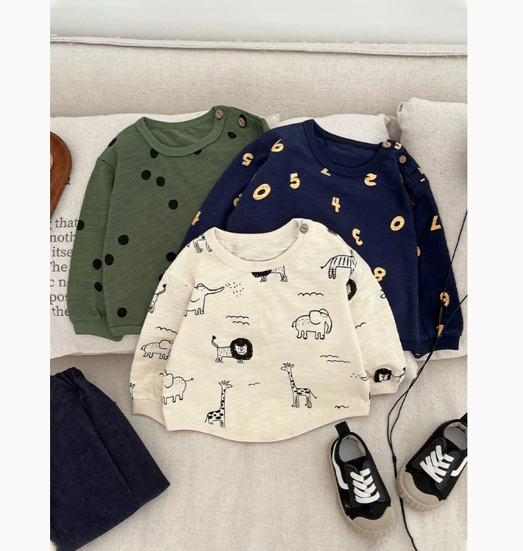 2025★春夏新作★韓国風子供服★トップス★ラウンドネック ★Tシャツ★3色★73cm-110cm Y&L | 卸売・ 問屋・仕入れの専門サイト【NETSEA】