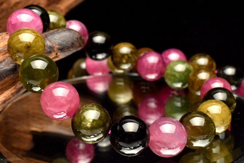 上質 マルチカラー トルマリン 9.5mm ブレスレット 1個売り _BG5451-95 株式会社 SEKIKON | 卸売・ 問屋・仕入れの専門サイト【NETSEA】