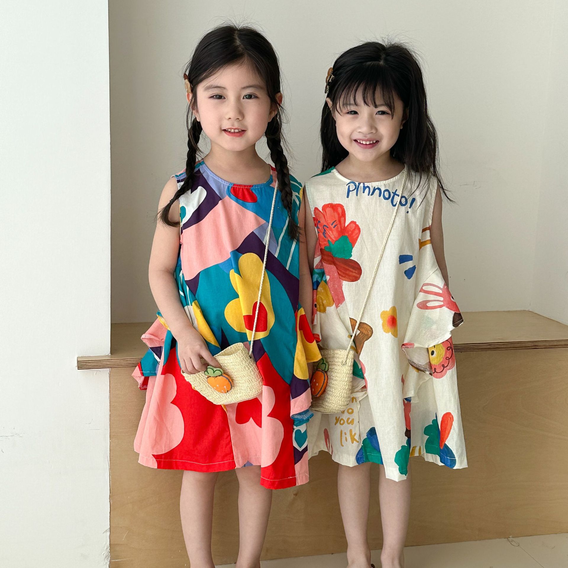 2025夏新品★子供服 ワンピース★80cm～150cm 2色 | 卸売・ 問屋・仕入れの専門サイト【NETSEA】