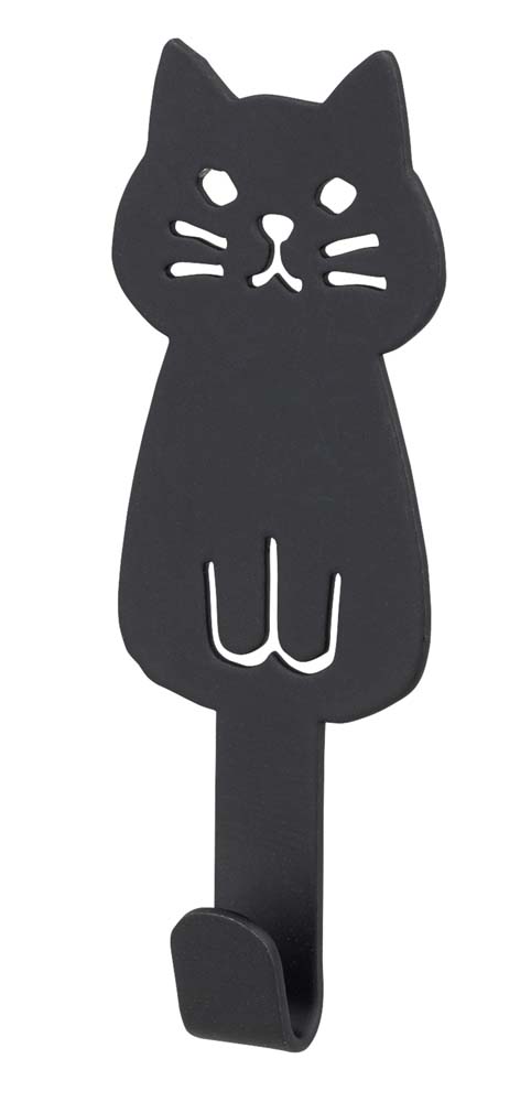 【新登場！NEKODECOKITCHENシリーズ！かわいい猫雑貨！】マグネットフック BK | 卸売・ 問屋・仕入れの専門サイト【NETSEA】