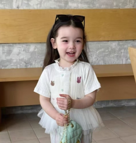 2025夏新作 韓国風子供服 かわいいトップス 女の子 柔らか キッズ服 80cm～130cm | 卸売・ 問屋・仕入れの専門サイト【NETSEA】