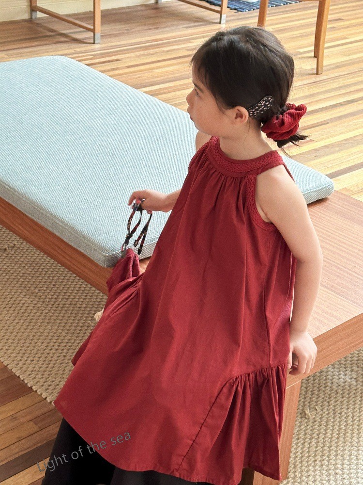 2025新作 韓国子供服 ベビー服 キッズ女の子袖なしワンピース 90cm-140cm | 卸売・ 問屋・仕入れの専門サイト【NETSEA】