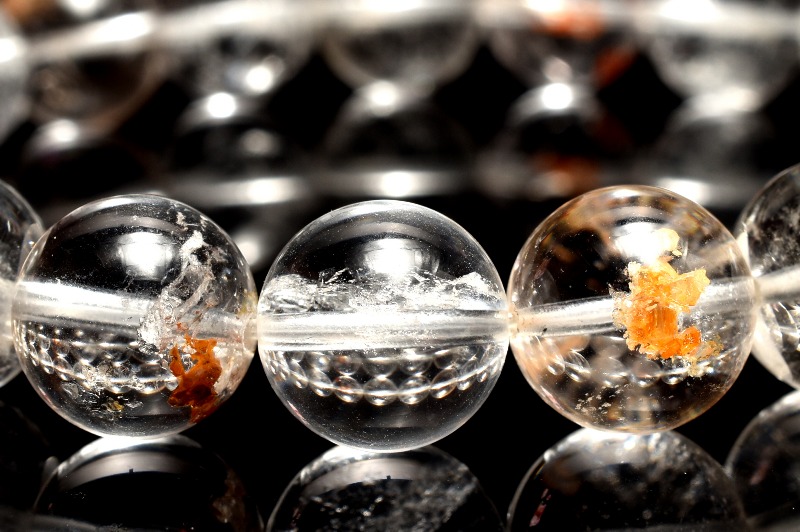 【1点物】数量限定 希少 クォーツインクォーツ(貫入水晶) 10mm ブレスレット _MA2356 | 卸売・ 問屋・仕入れの専門サイト【NETSEA】