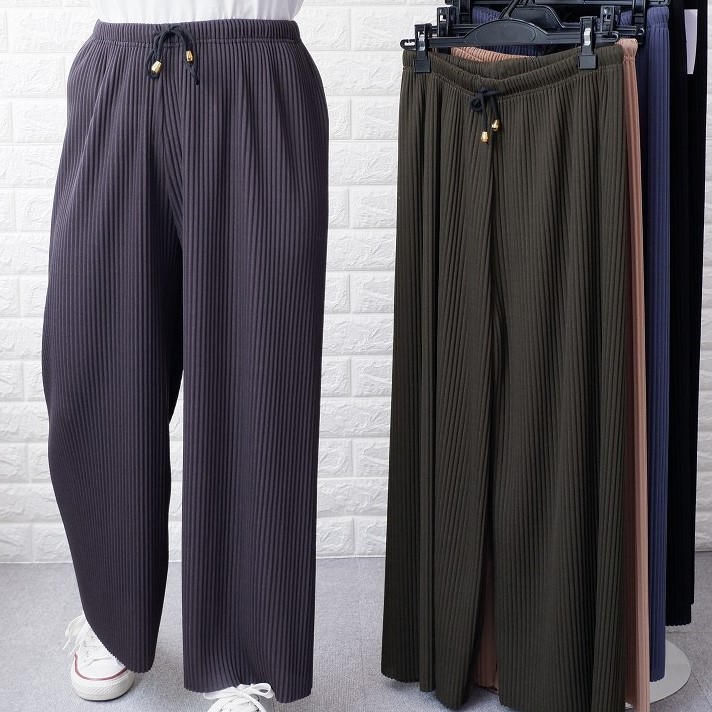 売筋 プリーツワイドパンツ (セルフカットOK) プリーツパンツ | 卸売・ 問屋・仕入れの専門サイト【NETSEA】