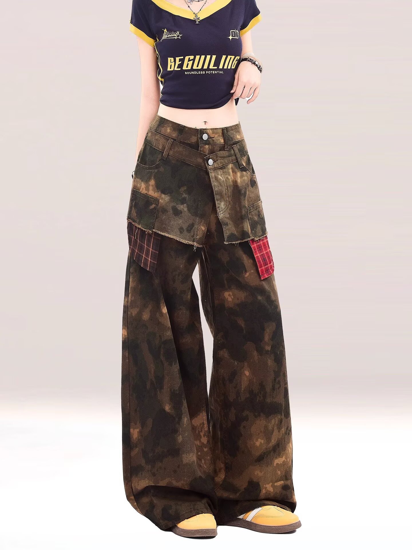 【予約226052】大きいサイズ春夏 韓国 カレッジ風 新しいデザイン カジュアル デニムパンツ S ~4L | 卸売・ 問屋・仕入れの専門サイト【NETSEA】