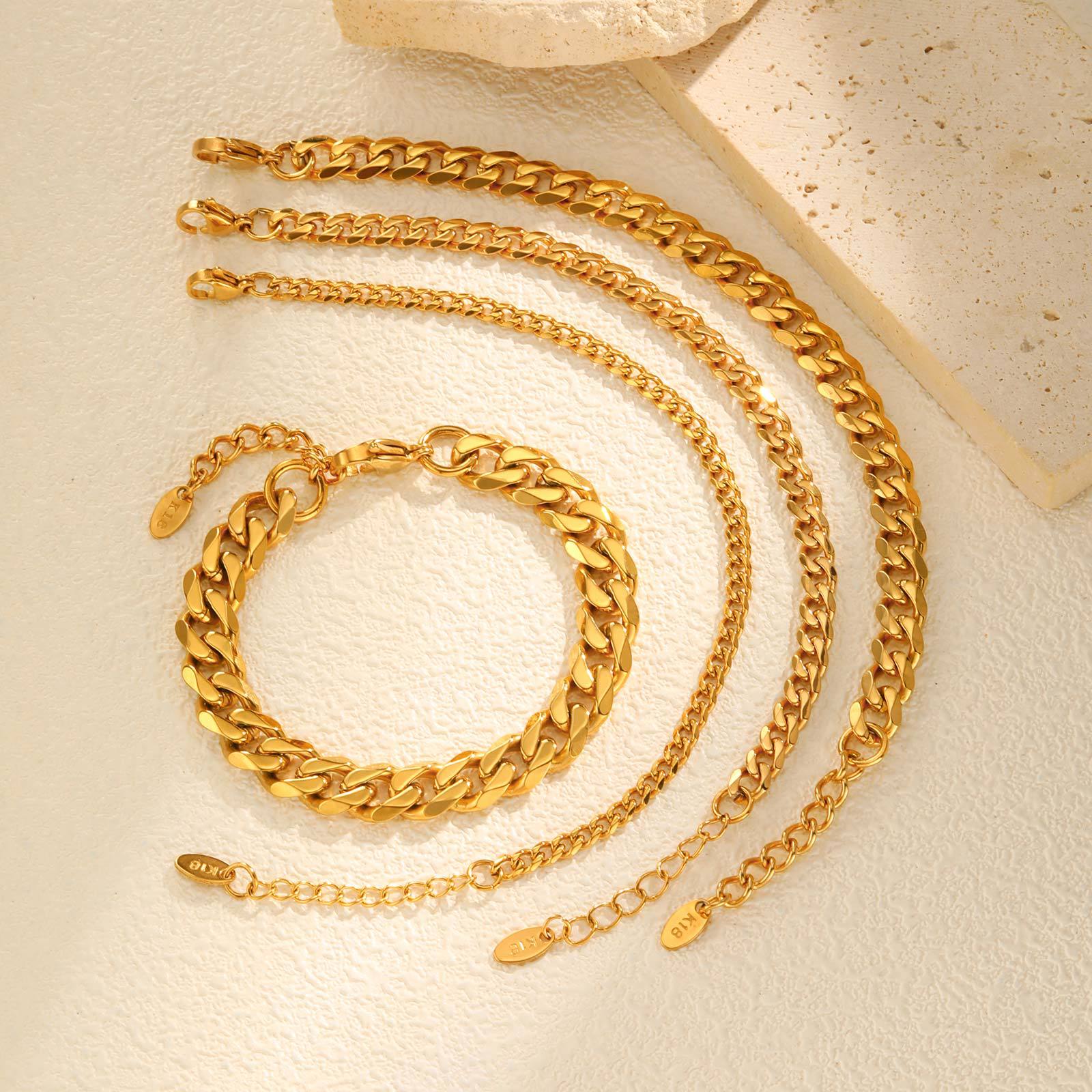 サージカルステンレスブレスレット アクセサリー 18kコーティング INS 金属アレルギー対応 | 卸売・ 問屋・仕入れの専門サイト【NETSEA】