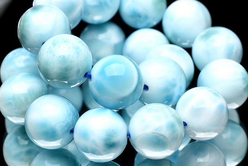 【1点物】AA☆カリブの宝石 ラリマー 10mm ブレスレット _U7822 | 卸売・ 問屋・仕入れの専門サイト【NETSEA】