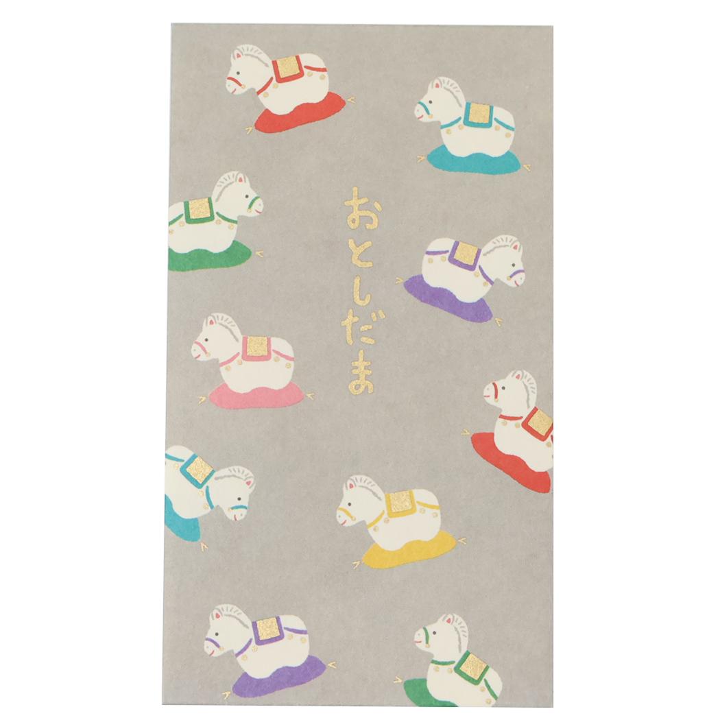 【ポチ袋】ふわり年賀ぽち袋 3枚セット 張子うま | 卸売・ 問屋・仕入れの専門サイト【NETSEA】
