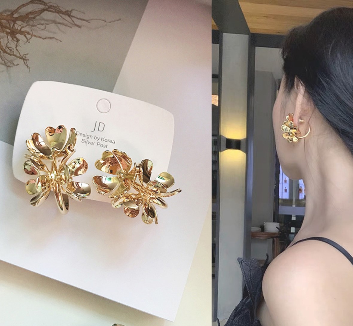 【2021新作】立体お花ピアス｜S925針 UP to YOU 問屋・仕入れ・卸・卸売の専門【仕入れならNETSEA】