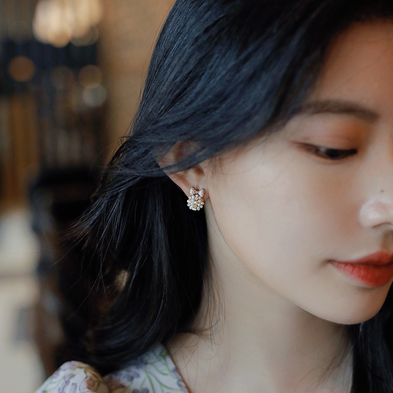 ★新入荷 アクセサリー s925 ins風 韓国風 ファッション ピアス 気質フリンジ 設計感イヤリング 耳飾り | 卸売・ 問屋・仕入れの専門サイト【NETSEA】