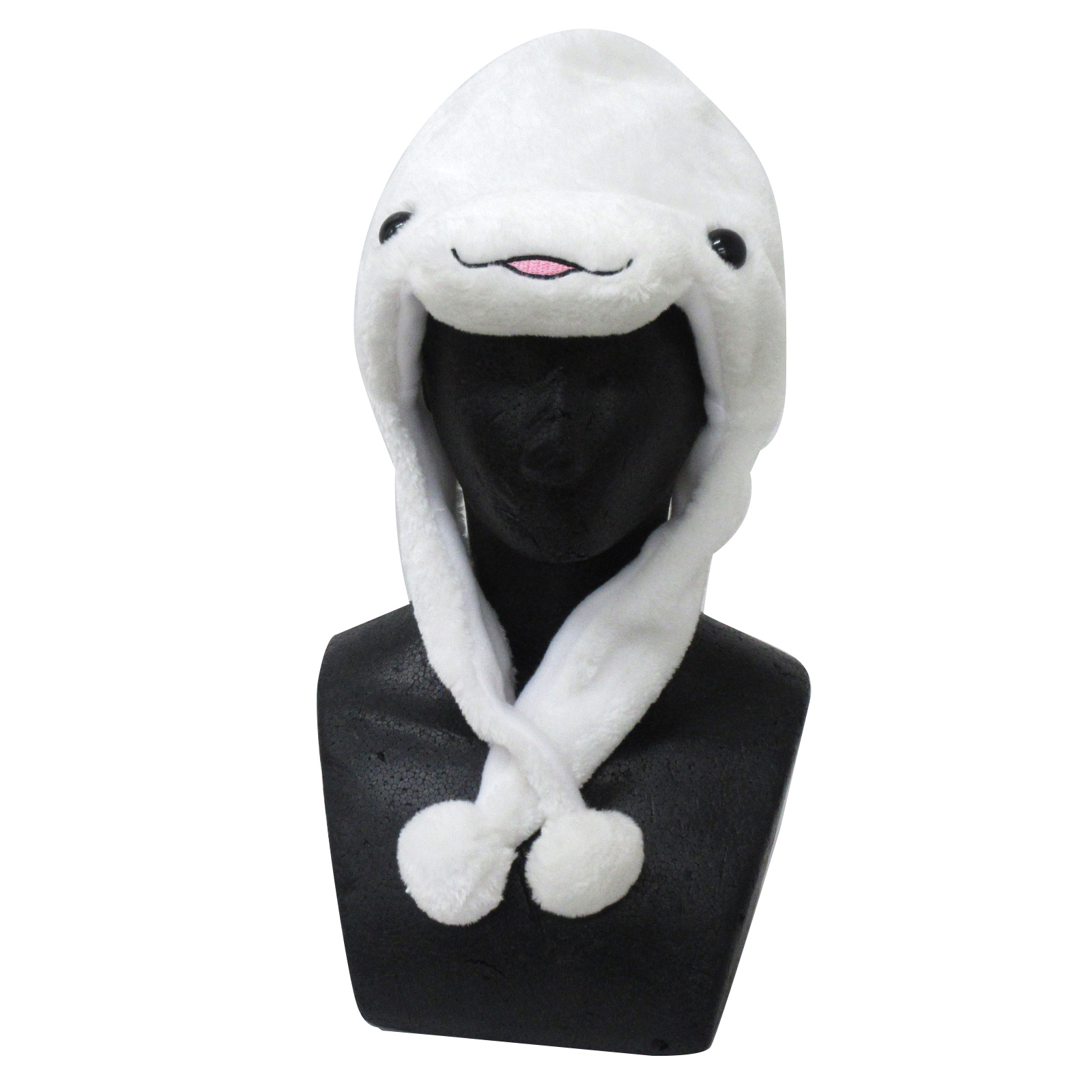 ＜秋冬ファッション雑貨・パーティー＞ふわふわ♪あったか♪ アニマル帽子 シロイルカ No.408-112 | 卸売・ 問屋・仕入れの専門サイト【NETSEA】