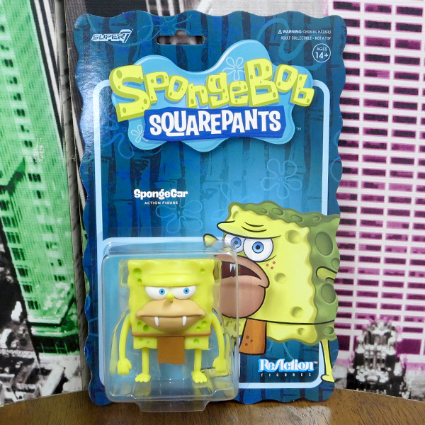 SUPER 7 REACTION FIGURE SPONGEBOB SQUAREPANTS SPONGEGAR【スポンジボブ】 有限会社 ...