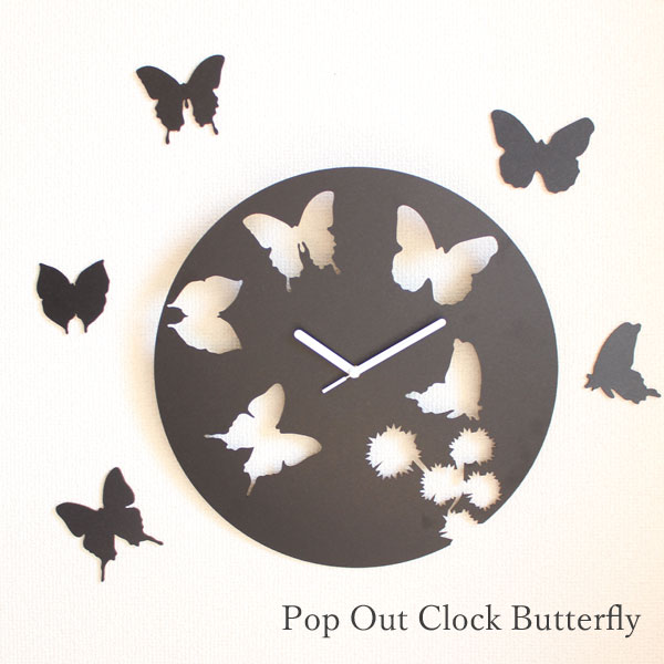蝶が舞う時計！ Pop Out Clock Butterfly | 卸売・ 問屋・仕入れの専門サイト【NETSEA】
