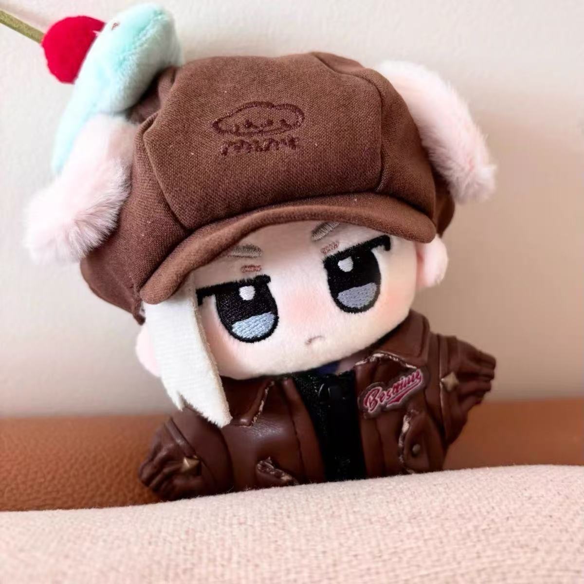 新作 ぬいぐるみ用服 ドール用 着せ替え服 人形doll ミニドール 10cm ぬい服 可愛い 帽子+革ジャン | 卸売・ 問屋・仕入れの専門サイト【NETSEA】