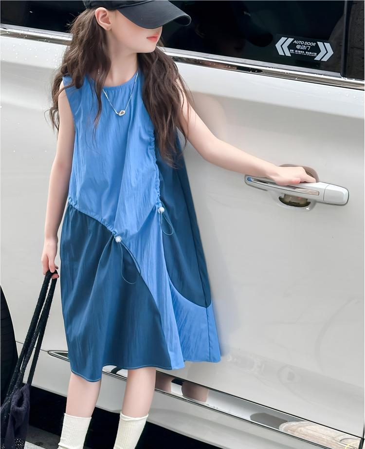2024夏新作 韓国風子供服 キッズ服 袖なし ワンピース おしゃれ 【120-170cm】 | 卸売・ 問屋・仕入れの専門サイト【NETSEA】