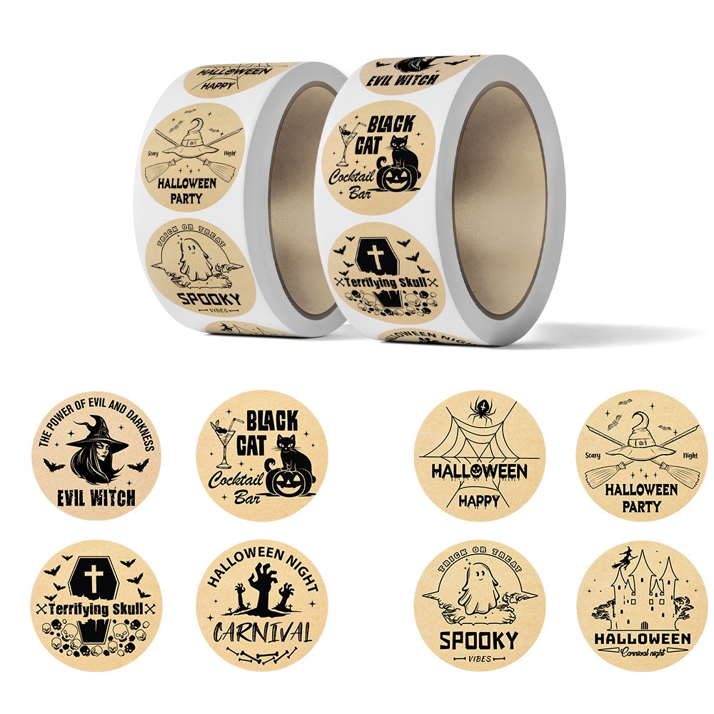 ありがとうシール ハロウィン ラッピングシール ロールシール 1点500シート ステッカー アオキ商店 | 卸売・ 問屋・仕入れの専門サイト【NETSEA】