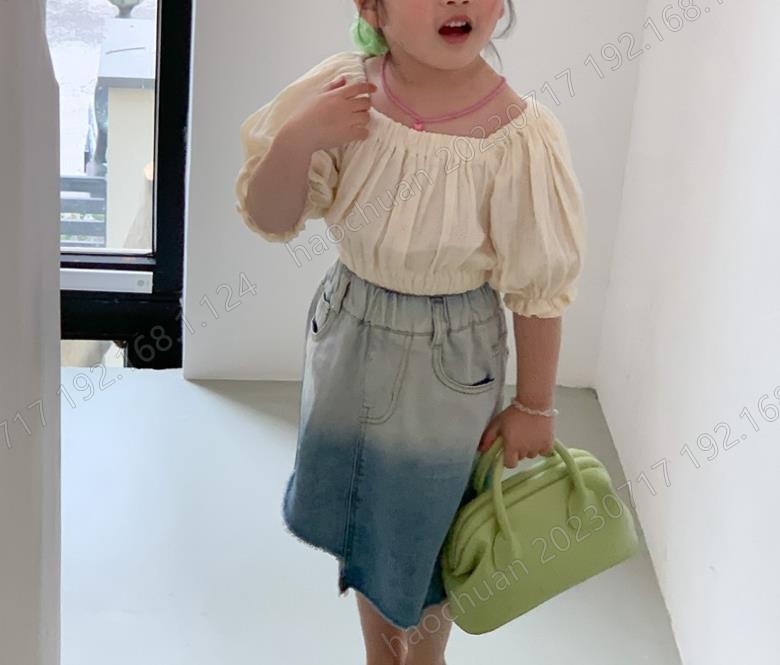 女の子 ハーフスカート 韓国風子供服 2023夏新作 簡単な ベビー服 80-140CM 彼女のお店 問屋・仕入れ・卸・卸売の専門【仕入れならNETSEA】