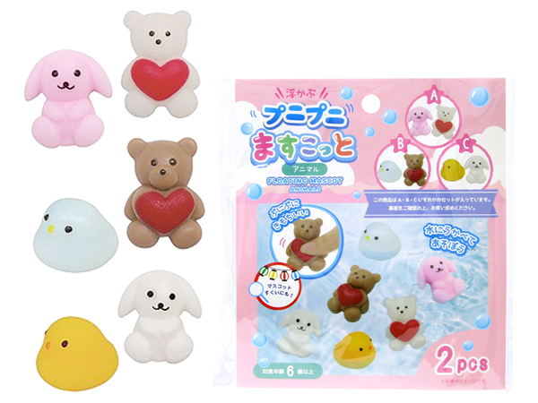 浮かぶプニプニますこっと アニマル2P | 卸売・ 問屋・仕入れの専門サイト【NETSEA】