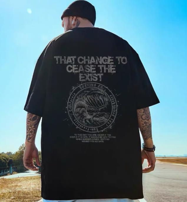 2023春夏新作 メンズ 男 カジュアル 半袖 丸首 プリント トップス Tシャツ インナー M-5XL 朝商事 合同会社 問屋・仕入れ・卸・卸売の専門【仕入れならNETSEA】