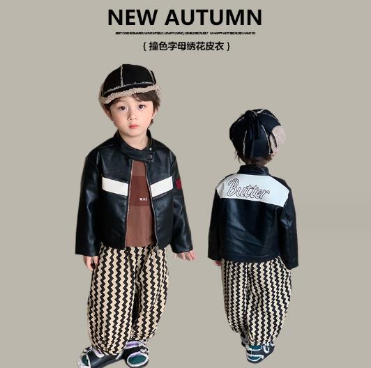 2023秋冬新品★子供服 トップス レザージャケット 80-130cm Sun Flower 問屋・仕入れ・卸・卸売の専門【仕入れならNETSEA】
