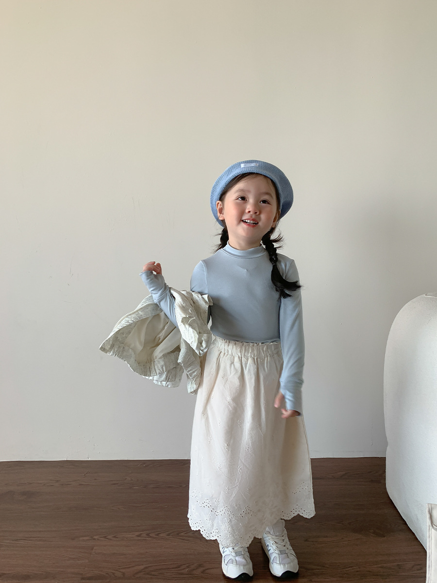 2023年春秋新作★子供服★女の子 トップス カシュクール 西洋風 長袖Tシャツ★80-140cm Lateru_Baby 問屋・仕入れ・卸・卸売の専門【仕入れならNETSEA】