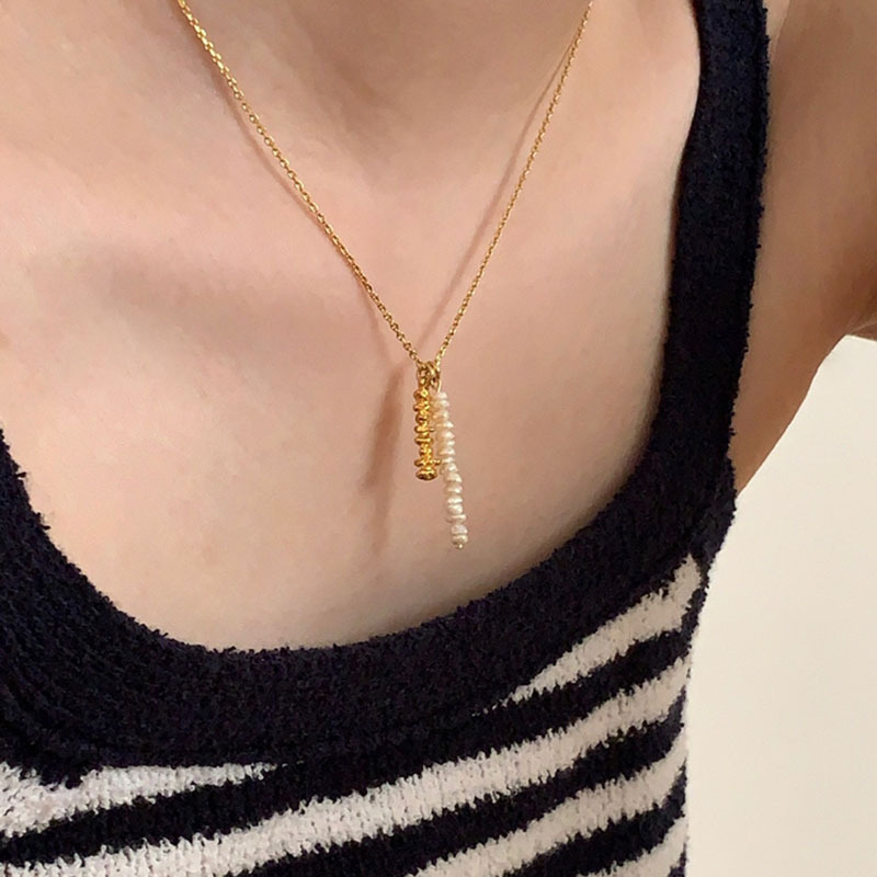 韓国 ネックレス レディース 925シルバー アクセサリー ネックレス ハンドメイド ネックレス INS風 柚那美株式会社 問屋・仕入れ・卸・卸売の専門【仕入れならNETSEA】